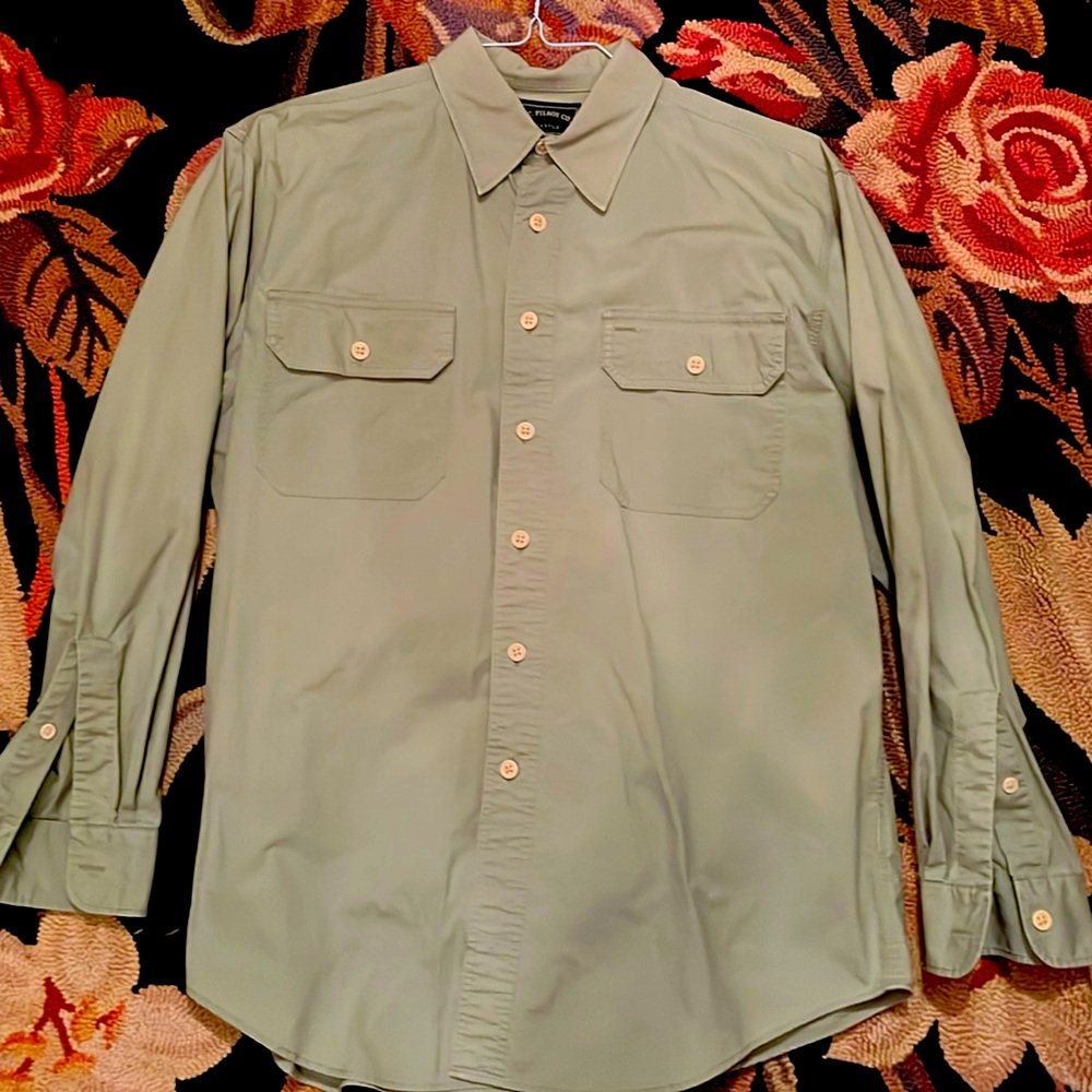 Men’s C C Filson Company Cotton Long Sleeve Shirt - Gem